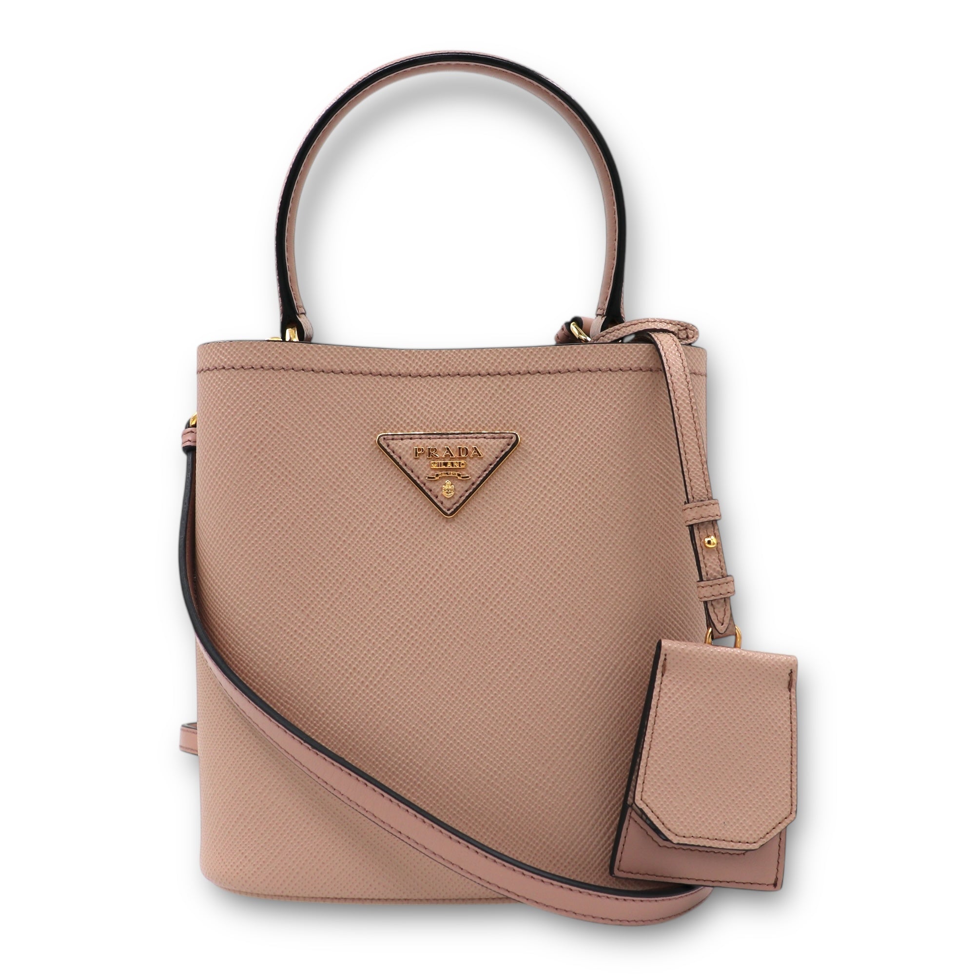 Prada Panier small Saffiano Cipria – Designer Labels Preloved